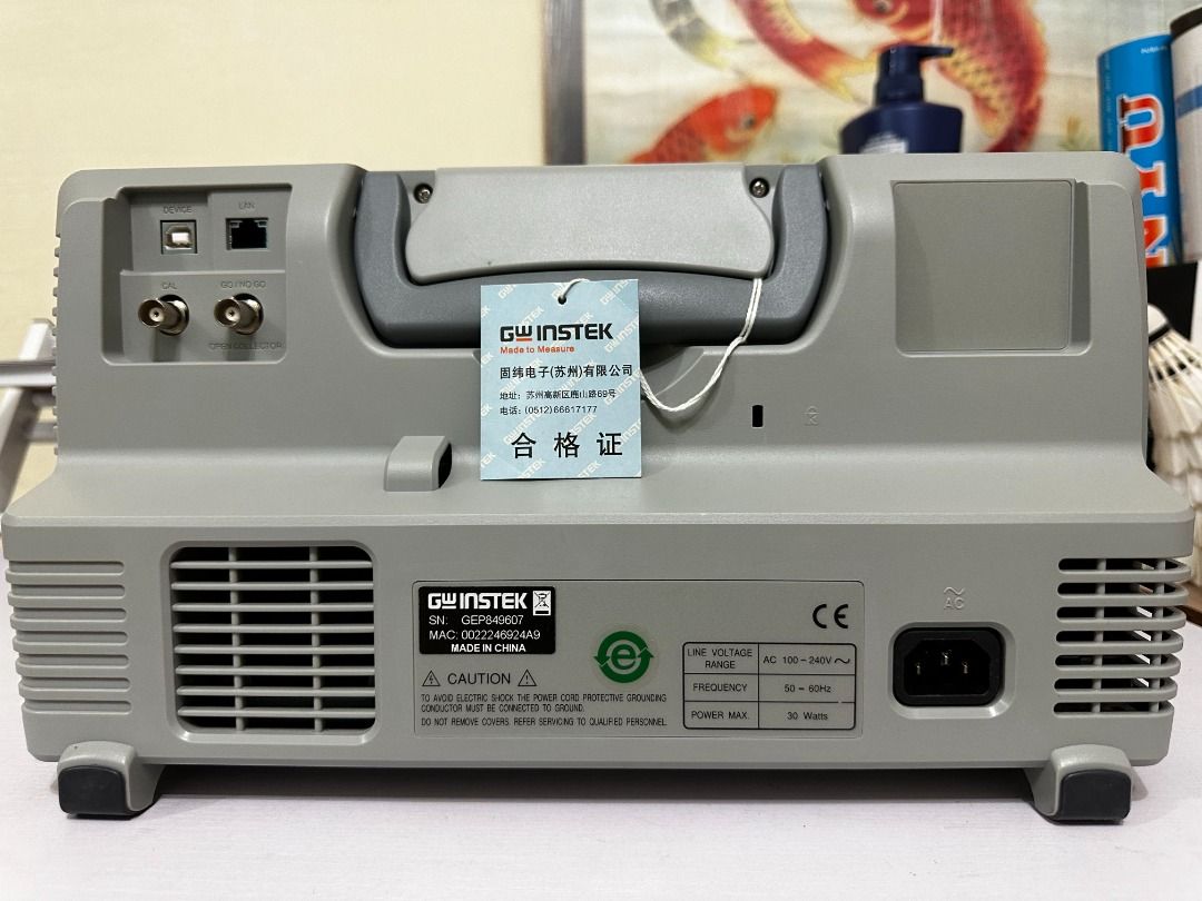 Cheapest GW Instek GDS-1104B 100Mhz (1GS/s) 4 Channel Oscilloscope ...