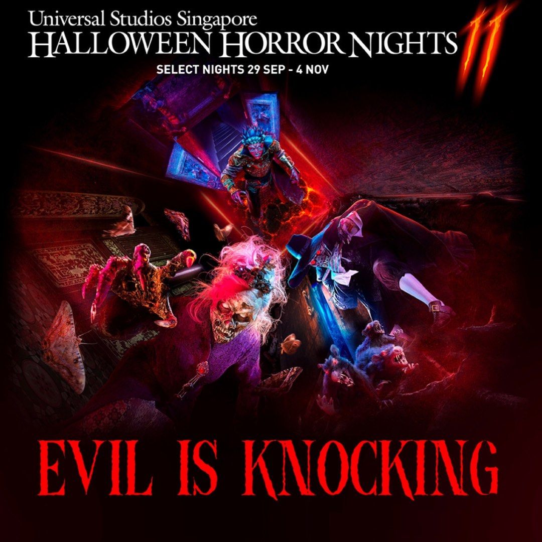 Halloween Horror Nights (HHN11) 2023 Ticket (28 Oct), Tickets ...