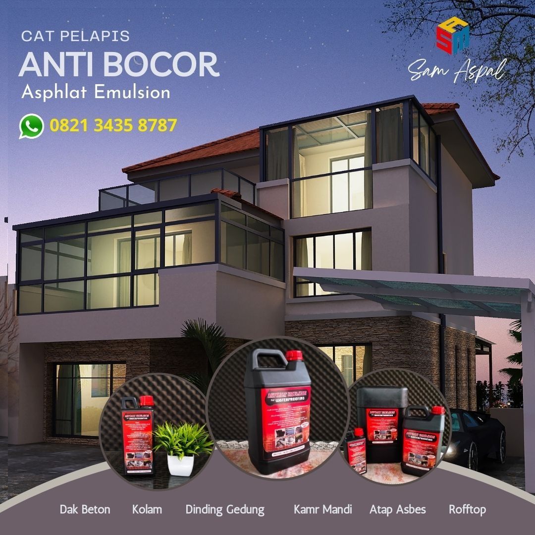 HARGA JASA WATERPROOFING CAT PELAPIS ANTI BOCOR ASPAL CAIR BERGARANSI ...