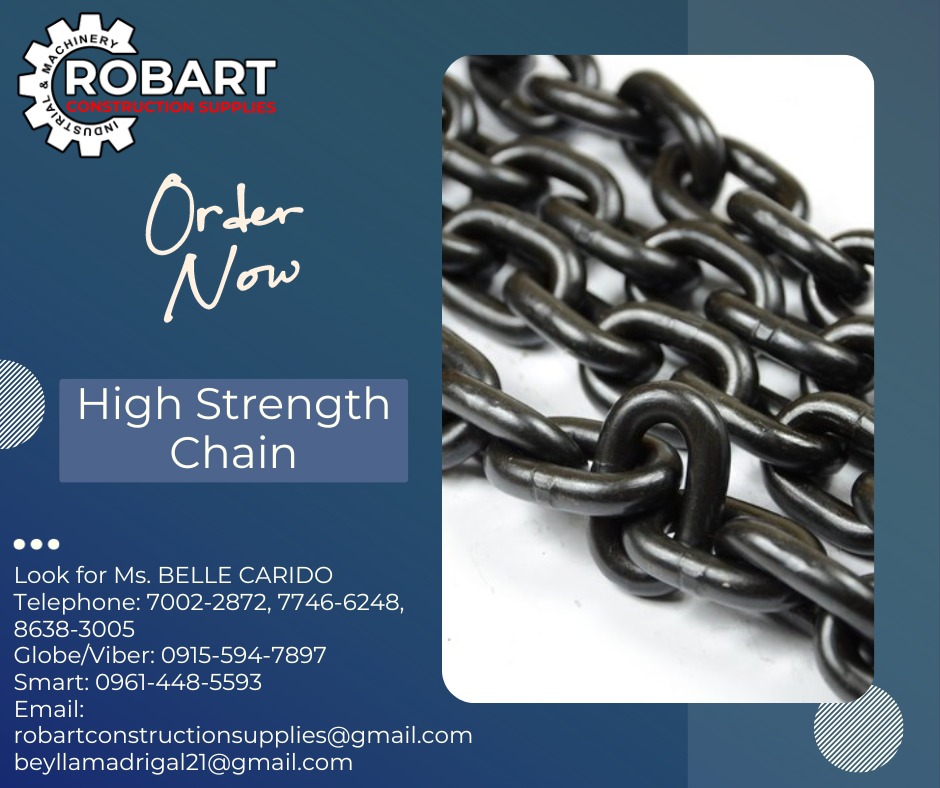High Strength Chain Grade 80, Commercial & Industrial, Construction ...