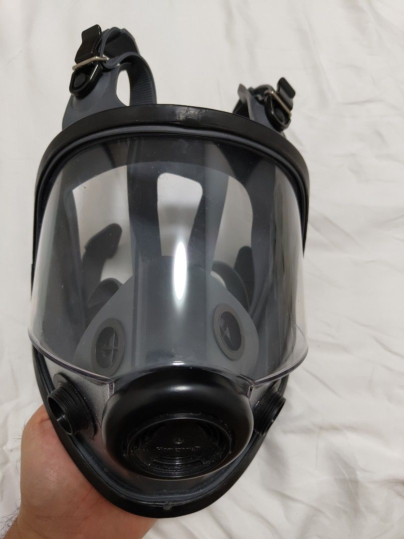 Honeywell 54001 Full Face Respirator, Health & Nutrition, Face Masks ...