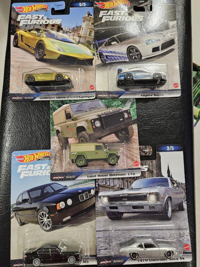 Hotwheels Premium Fast & Furious set feat Toyota Supra and Lambo ...