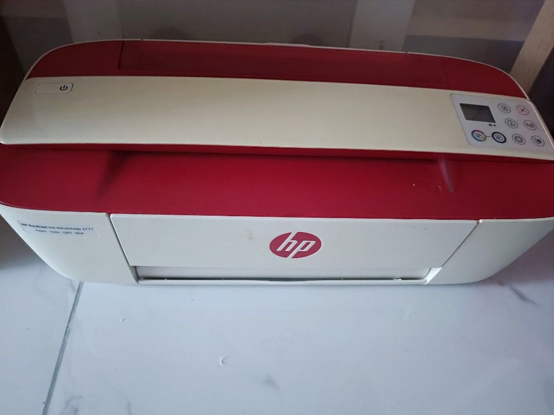 HP DeskJet Ink Advantage 3777, Computers & Tech, Printers, Scanners ...