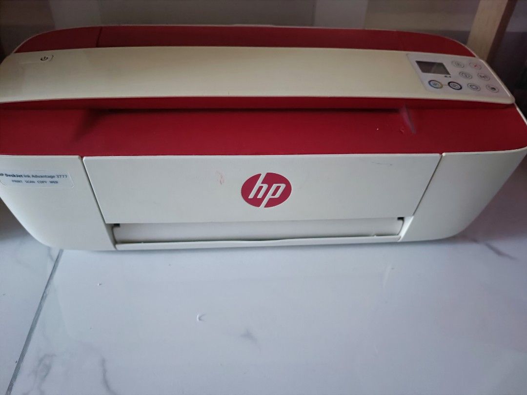 HP DeskJet Ink Advantage 3777, Computers & Tech, Printers, Scanners ...