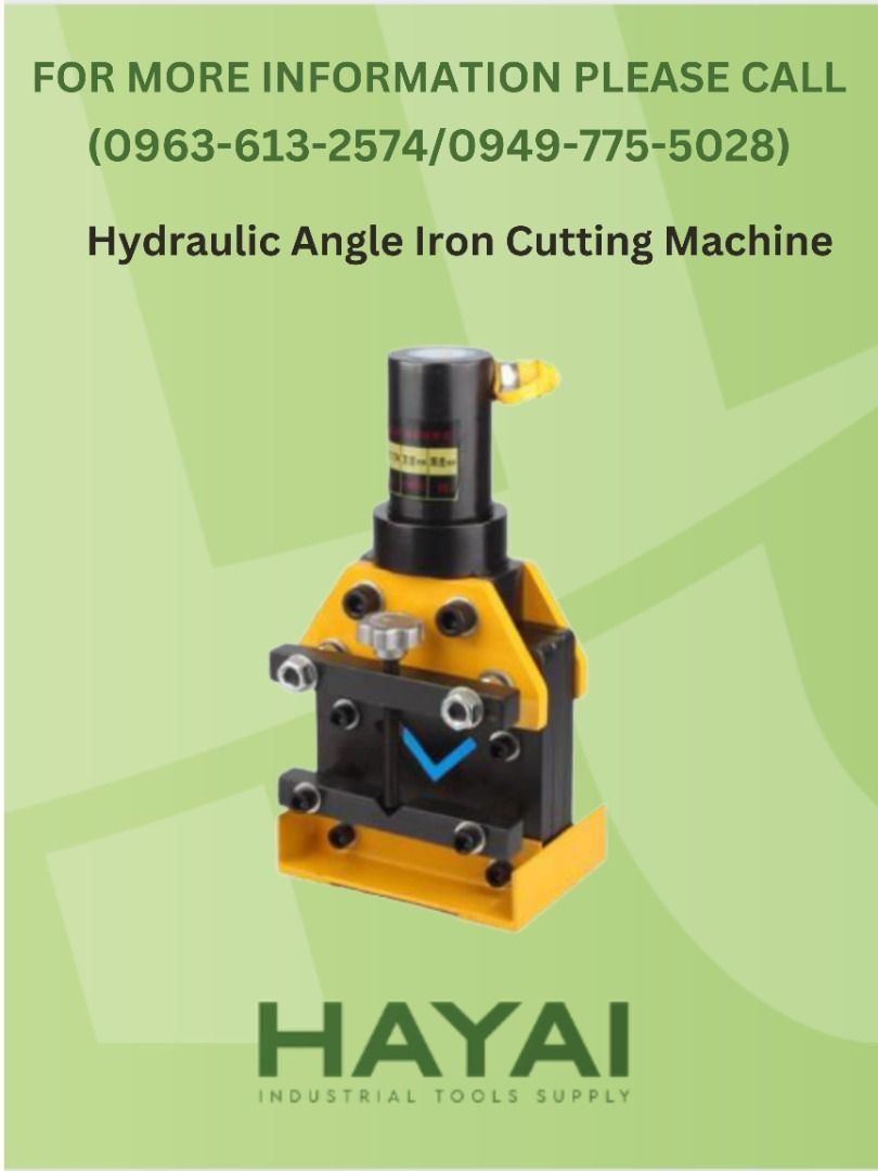 Hydraulic Angle Iron Cutting Machine (CAC-110), Commercial & Industrial ...