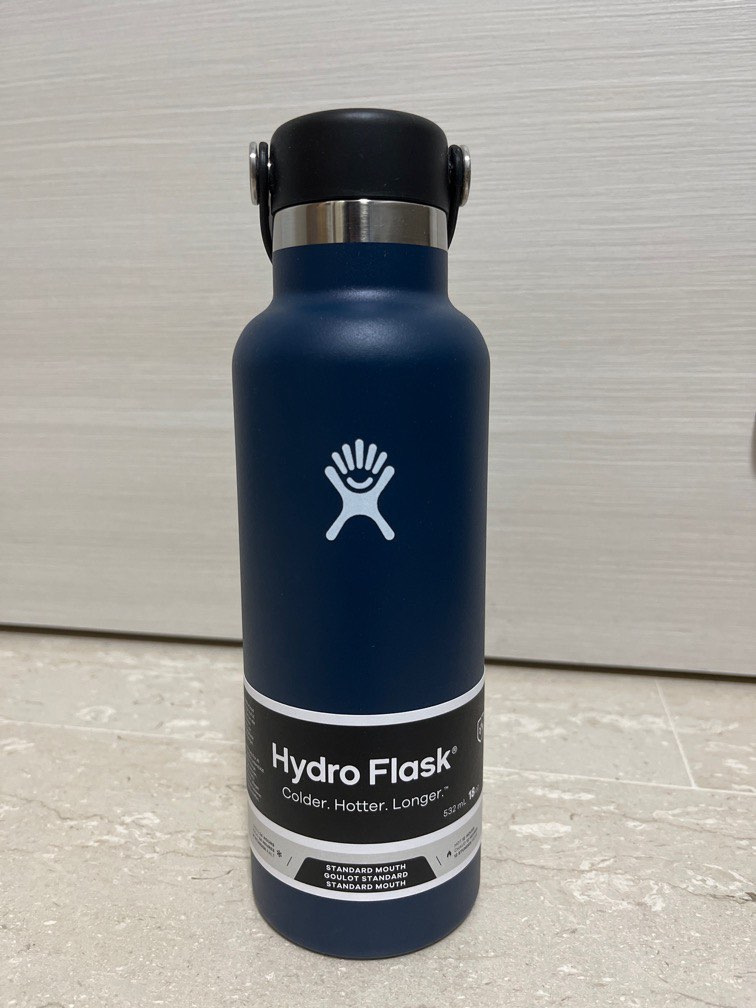 Hydroflask Blue 18oz, Furniture & Home Living, Kitchenware & Tableware ...