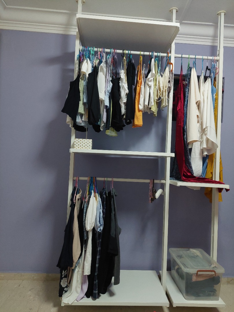 Ikea Elvarli Flexible Wardrobe Combination, Furniture & Home Living ...