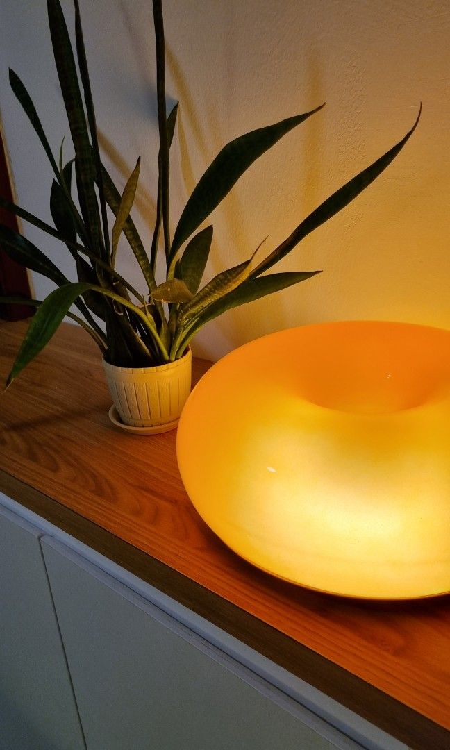 Ikea VARMBLIXT Donut Lamp (LED), Furniture & Home Living, Lighting ...