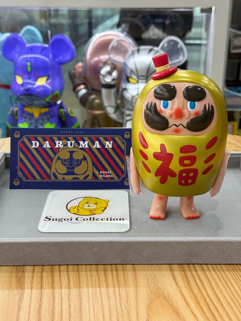 [In Stock] How2Work x Kohei Ogawa Golden Daruma (20th Taipei Toy ...