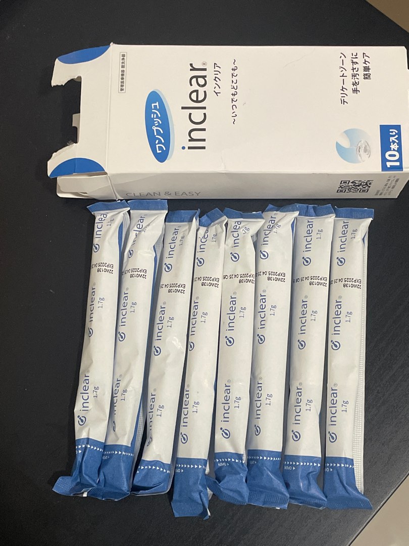 Inclear Feminine Hygienic Cleanser Syringe Gel 8 Sticks, Beauty ...