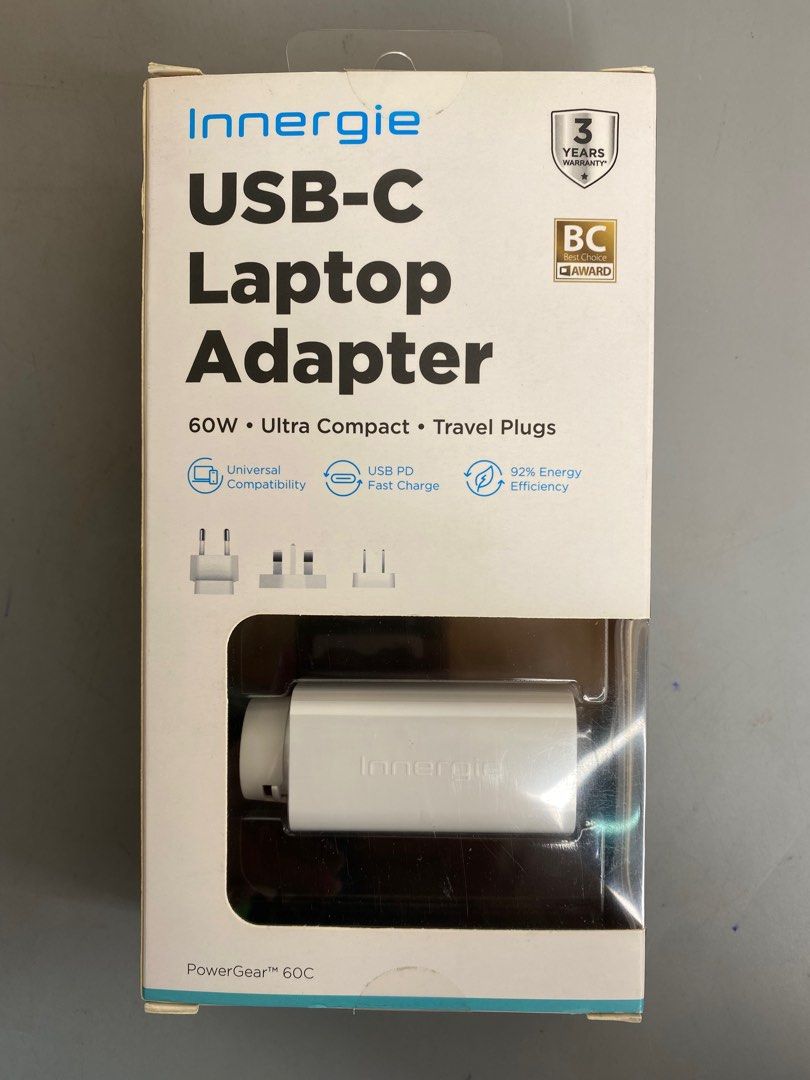 Innergie Type C Power Adapter, Computers & Tech, Parts & Accessories ...