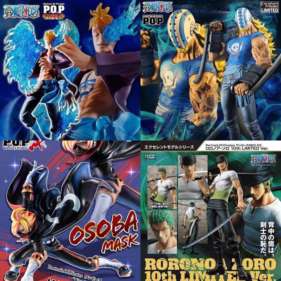 (Instock) one piece portrait of pirates p.o.p megahouse - pop sailing ...