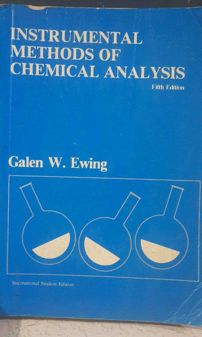 Instrumental Methods of Chemical Analysis Fifth Edition, Hobbies & Toys ...