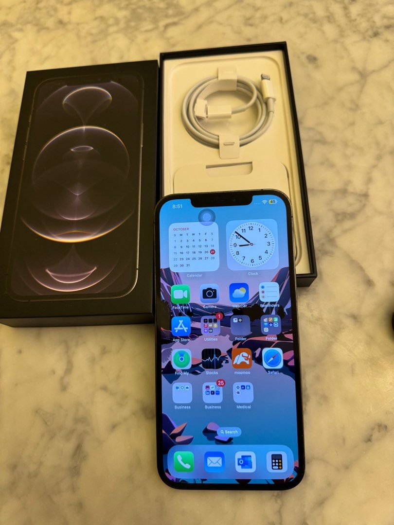 iPhone 12 Pro Max Graphite 128GB, Mobile Phones & Gadgets, Mobile ...