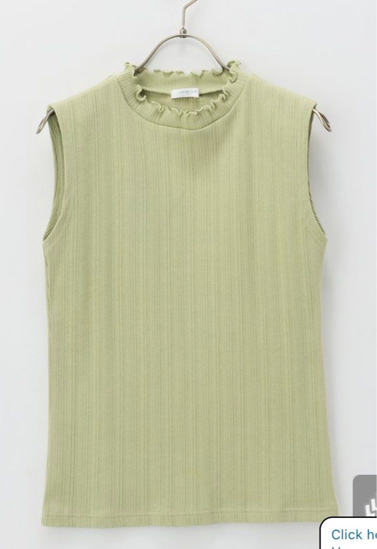 Japan Honeys apple green top, Women's Fashion, Tops, Blouses on Carousell