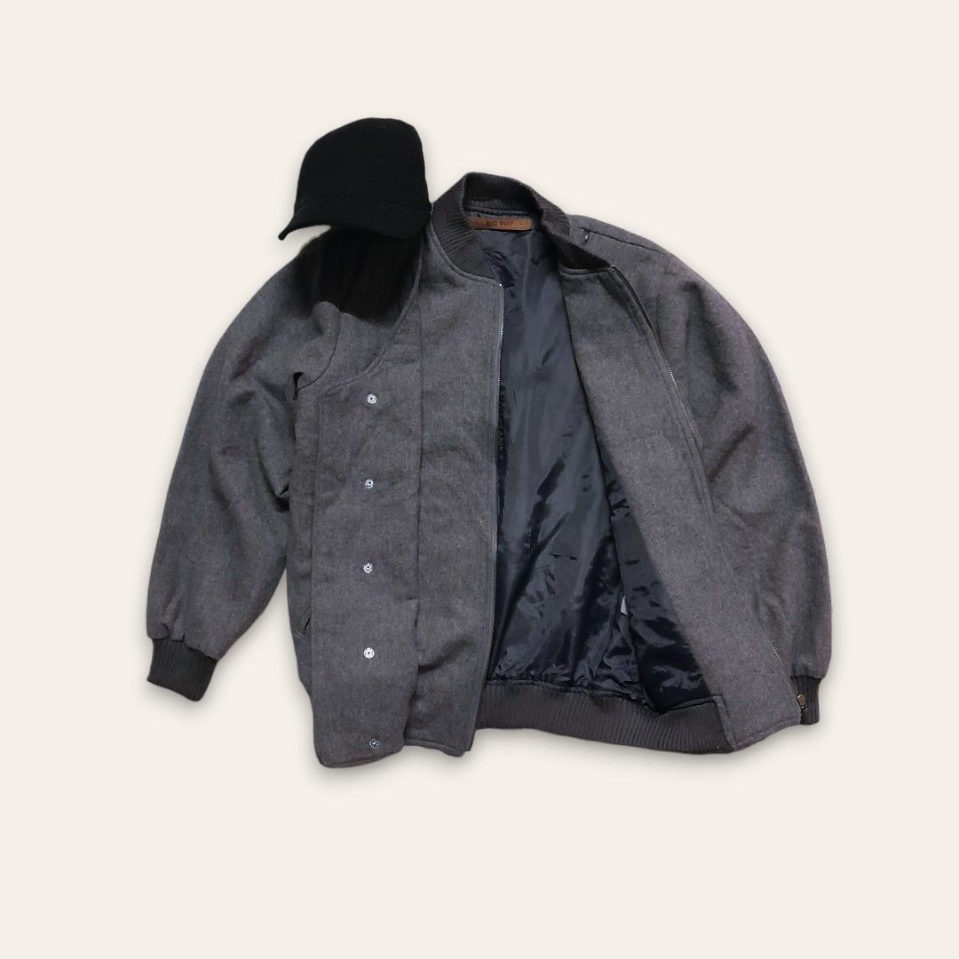 Japanese Wool Varsity Jacket, Men's Fashion, Coats, Jackets and ...