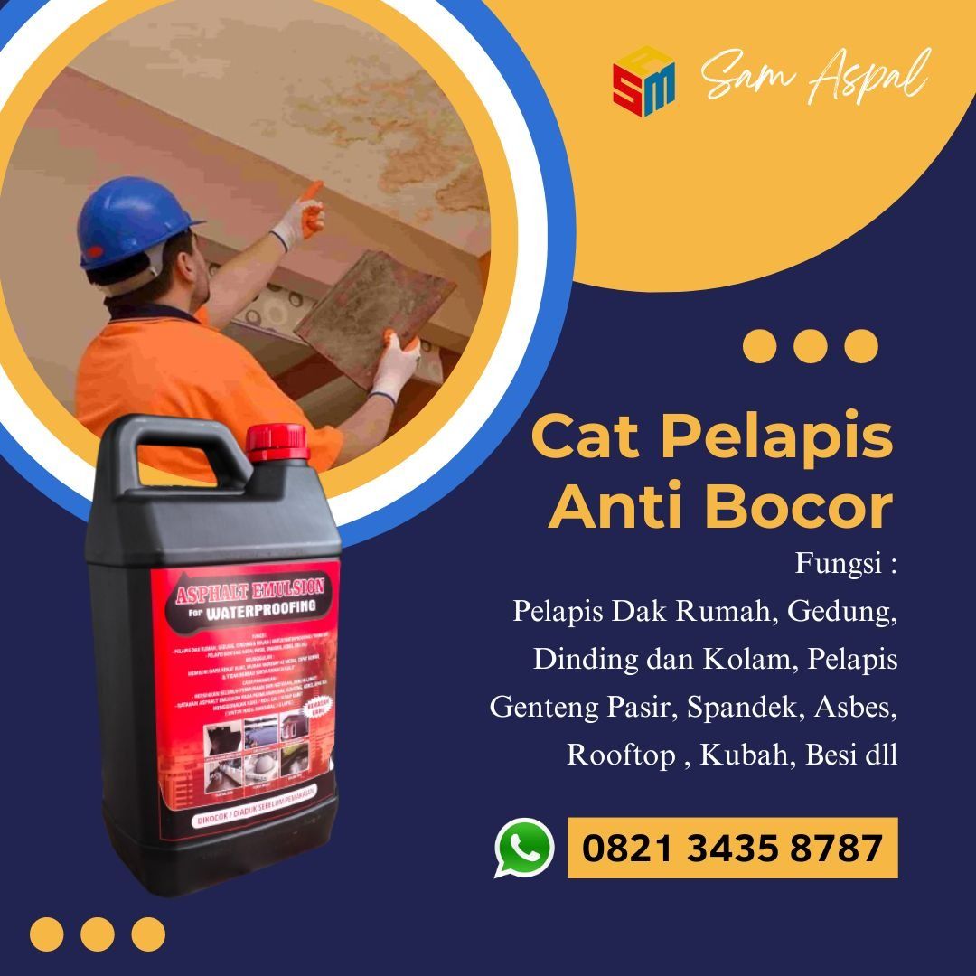 JASA WATERPROOFING CAT PELAPIS ANTI BOCOR ASPAL CAIR BERGARANSI UNTUK ...
