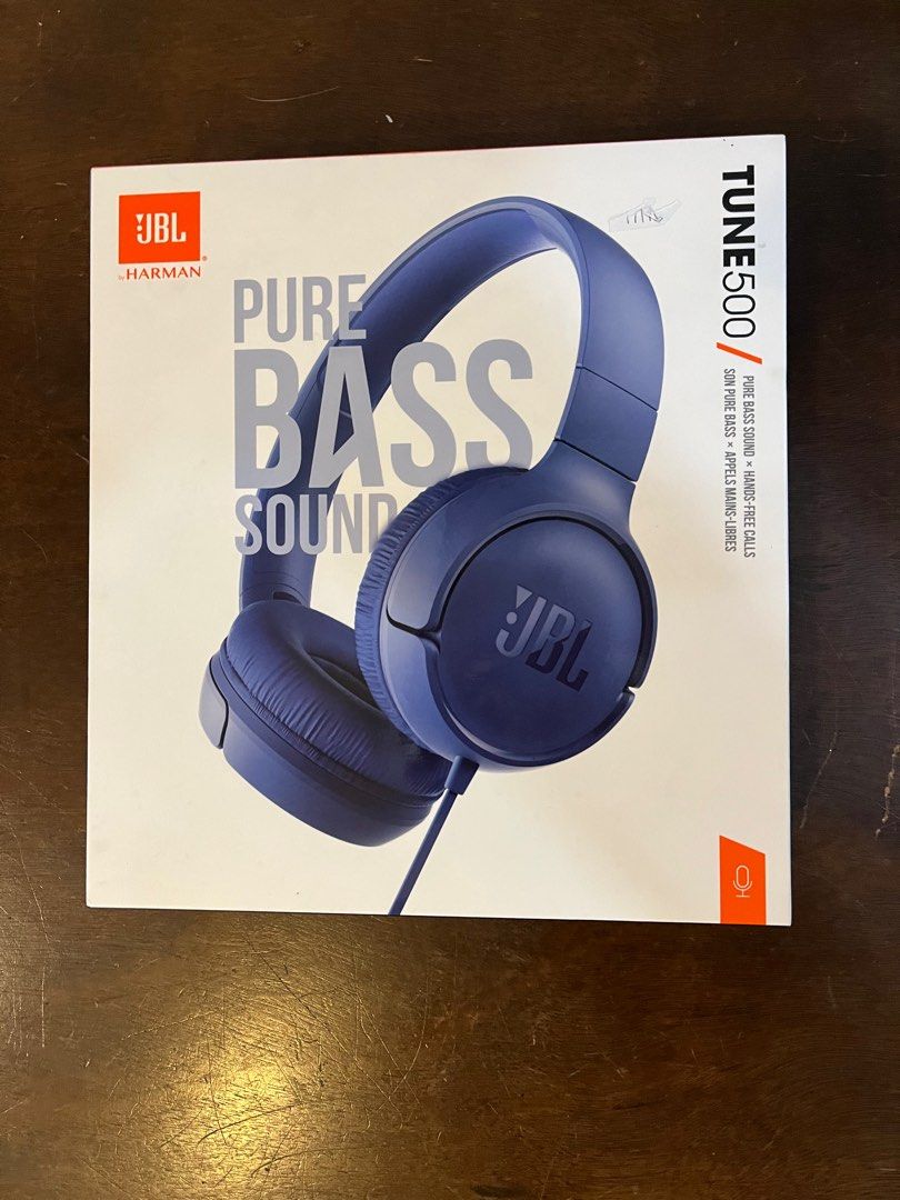 JBL Pure Bass with mic, Audio, Headphones & Headsets on Carousell