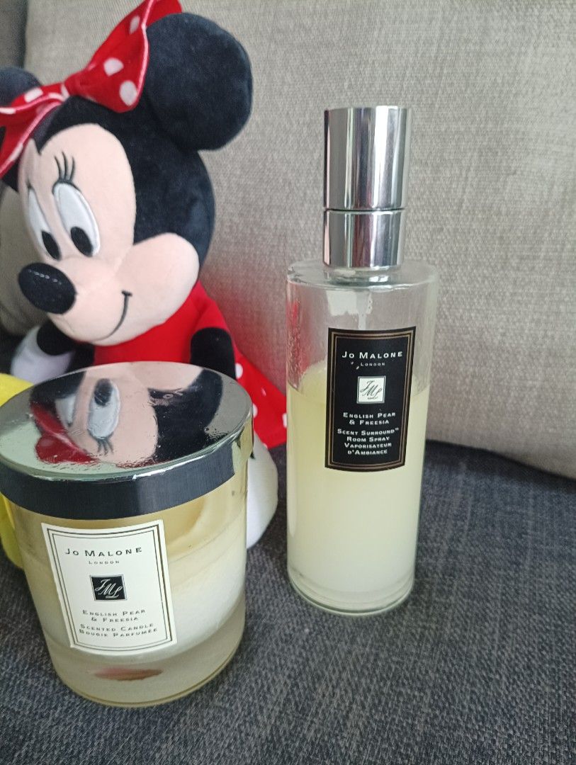 Jo Malone English pear & Freesia room spray and Scented candle, Beauty ...