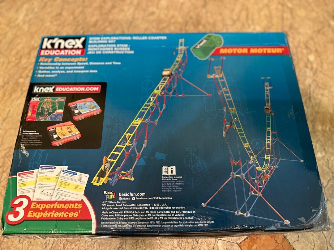 K'nex Roller Coaster Building Set, Hobbies & Toys, Toys & Games on ...