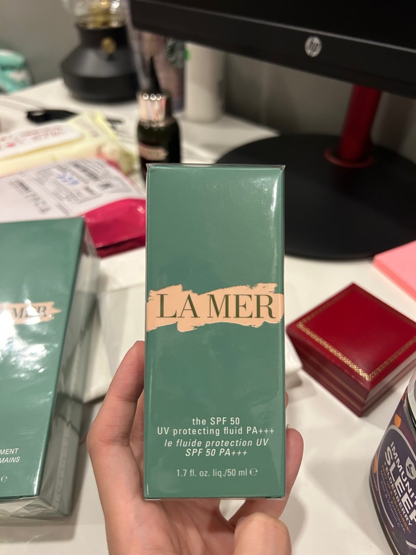 La MER the SPF 50 UV protecting liquid sunblock, Beauty & Personal Care ...