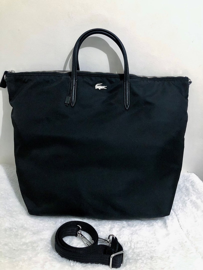 Lacoste Nylon Bag, Women's Fashion, Bags & Wallets, Tote Bags on Carousell