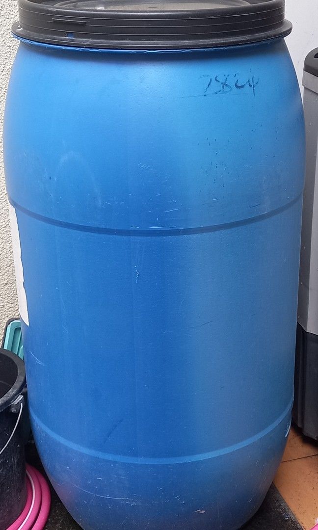 Large Blue Drum Water Storage, TV & Home Appliances, Other Home ...
