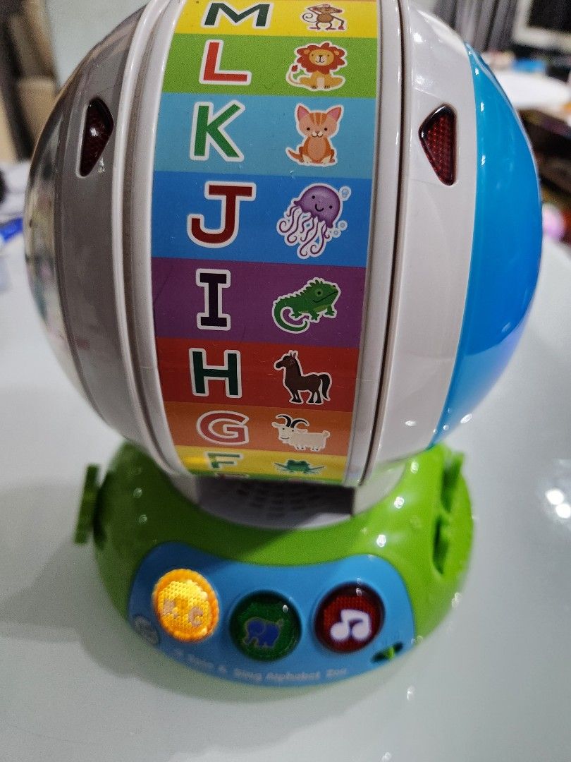 LeapFrog Spin & Sing Alphabet Zoo, Babies & Kids, Infant Playtime on ...
