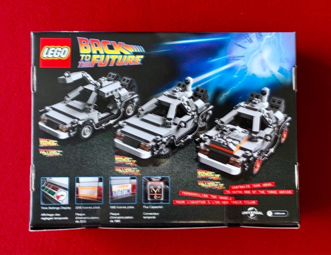 (RETIRED) LEGO 21103 The DeLorean Time Machine, Hobbies & Toys, Toys ...