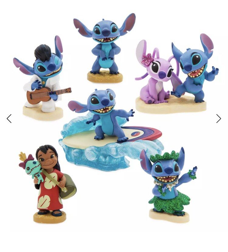 Lilo and stitch figurine playset, Hobbies & Toys, Toys & Games on Carousell