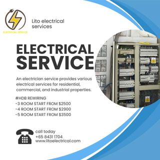RCCB or ELCB replacement . New DB , licensing electrician , HDB ...