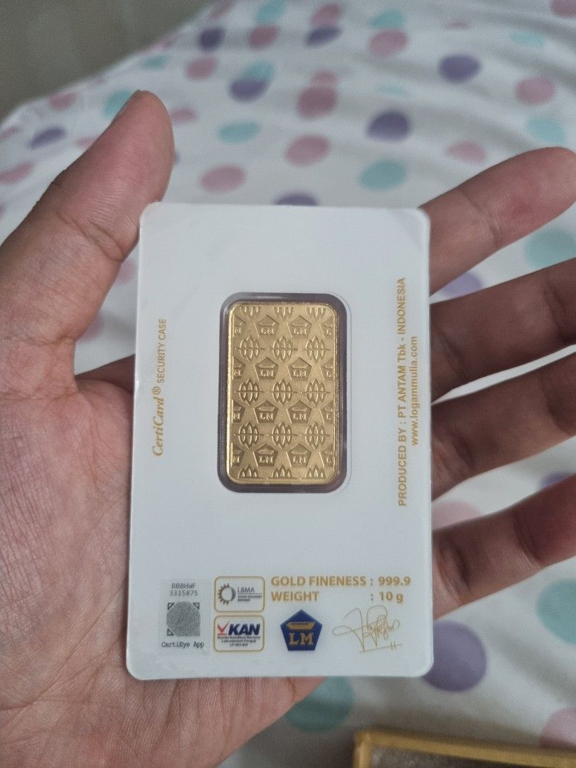 LOGAM MULIA ANTAM 1 Gram - 50 Gram, Antik, Uang Lama di Carousell