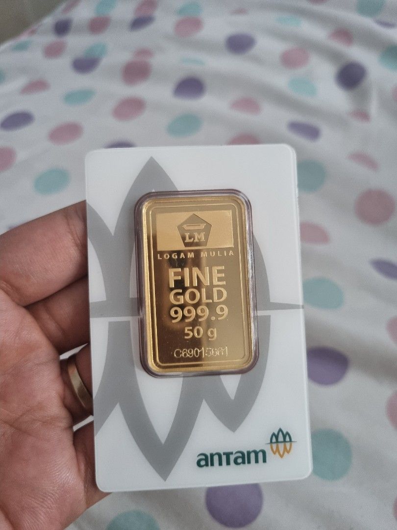 LOGAM MULIA ANTAM 1 Gram - 50 Gram, Antik, Uang Lama di Carousell