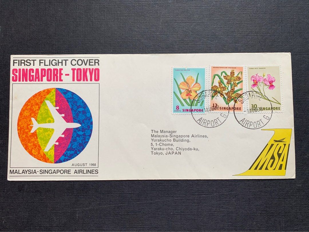 Malaysia Singapore Airlines MSA 1968, Hobbies & Toys, Collectibles ...