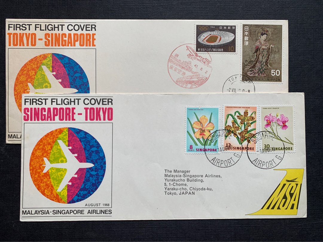 Malaysia Singapore Airlines MSA 1968, Hobbies & Toys, Collectibles ...