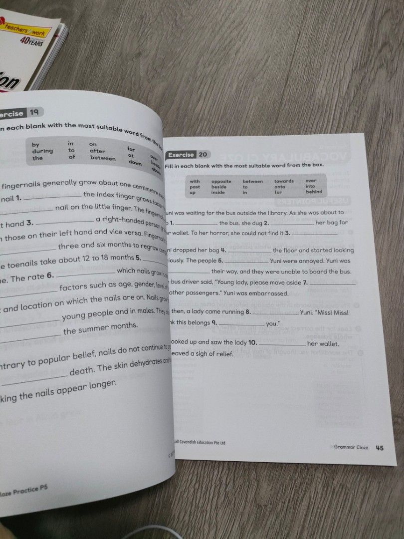 Marshall cavendish P5 cloze practice, Hobbies & Toys, Books & Magazines ...