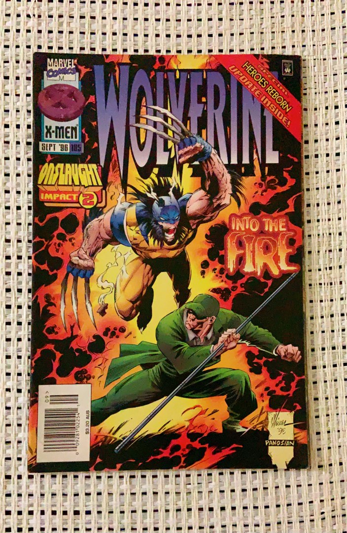 Marvel comics X-MEN SEPT 96 issue 105 IMPACT 2, Hobbies & Toys, Books ...