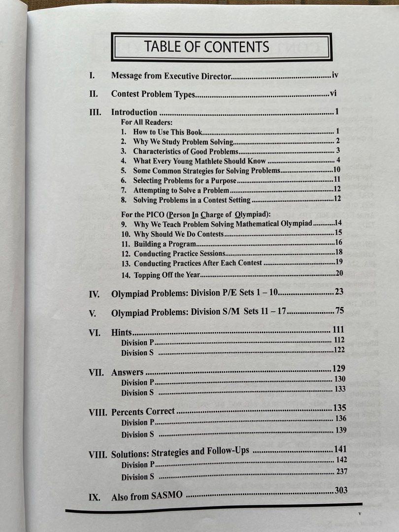 Math Olympiad Contest Problems Vol 2, Hobbies & Toys, Books & Magazines ...