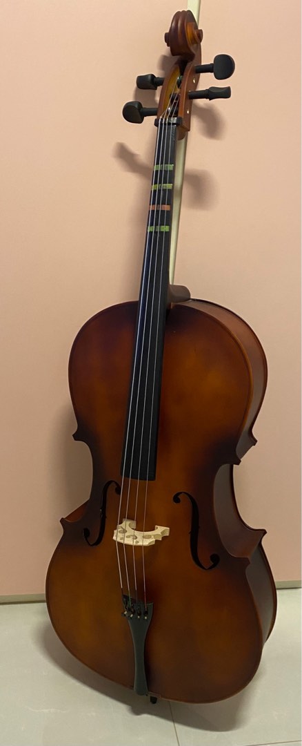 Matte Cello (4/4), Hobbies & Toys, Music & Media, Musical Instruments ...