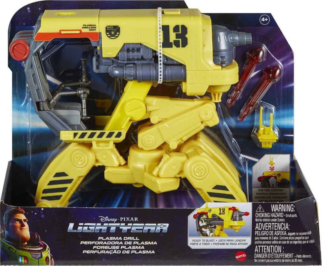 Mattel Disney Pixar Lightyear Plasma Drill Set of 2, Buzz, Toy Story ...