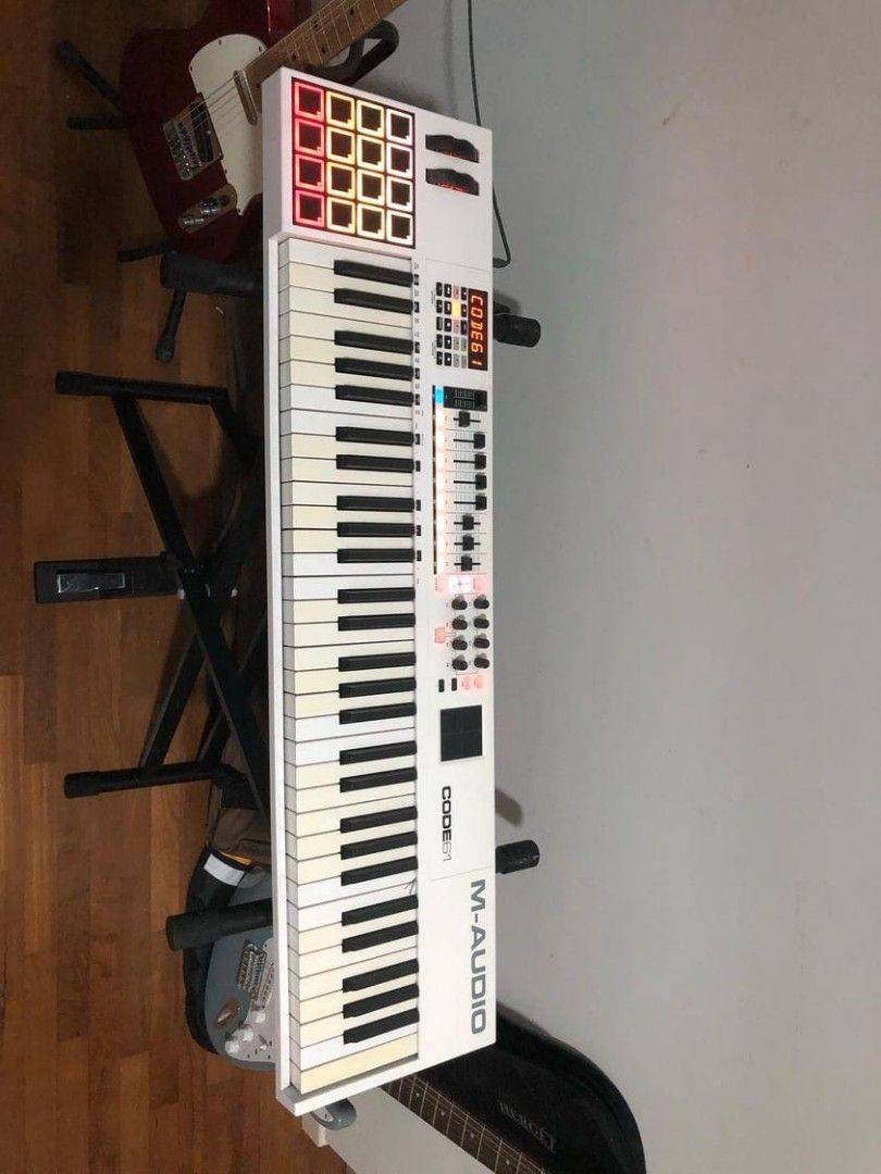 M-AUDIO MIDI Keyboard 61 key, Hobbies & Toys, Music & Media, Musical ...