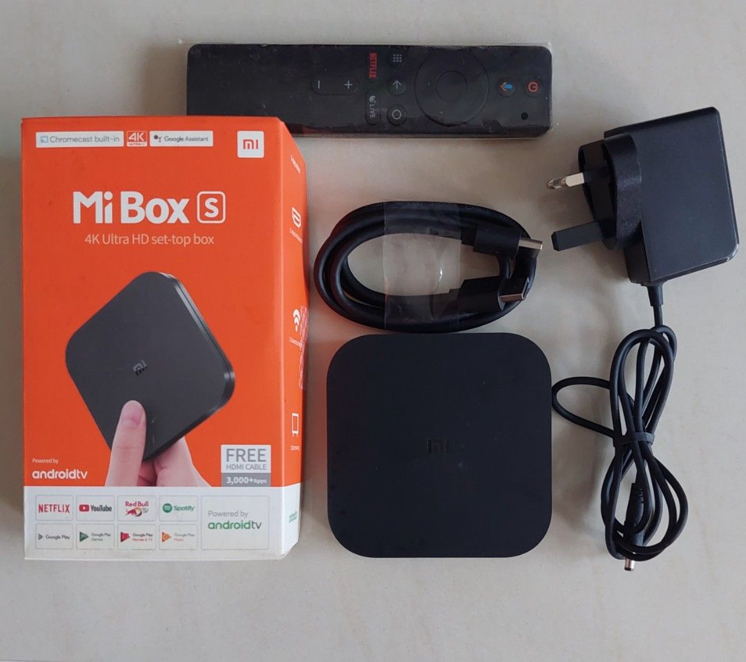 Mi Box S 4K Ultra HD Set-top Box (1st Gen), TV & Home Appliances, TV ...