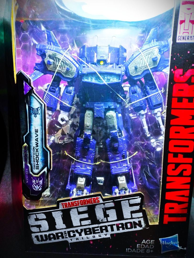 BIB SHOCKWAVE SIEGE WFC Leader Class Hasbro Autobot Transformers ...