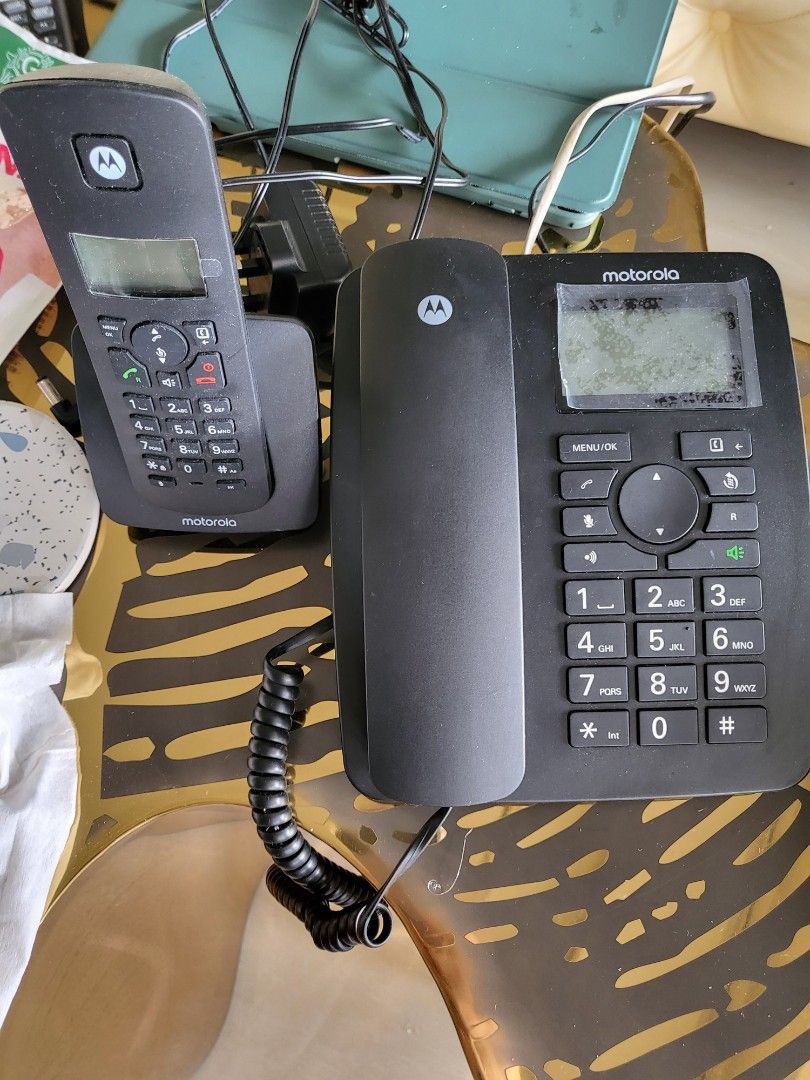 Motorola combo corded and digital wireless telephone, Mobile Phones ...