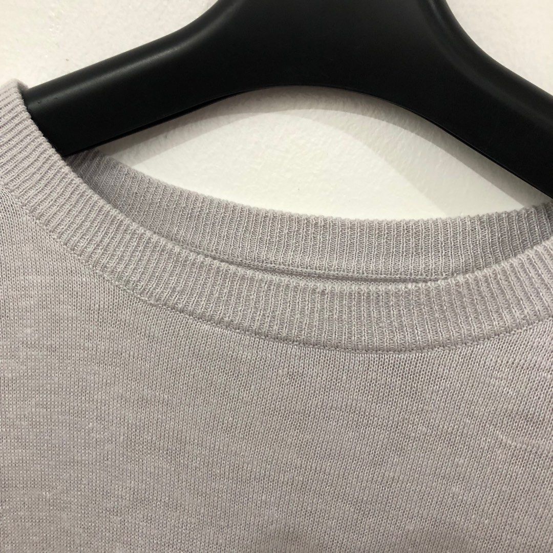 Muji 100% Linen Womens Light Grey Shirt, Women's Fashion, Tops, Shirts on Carousell