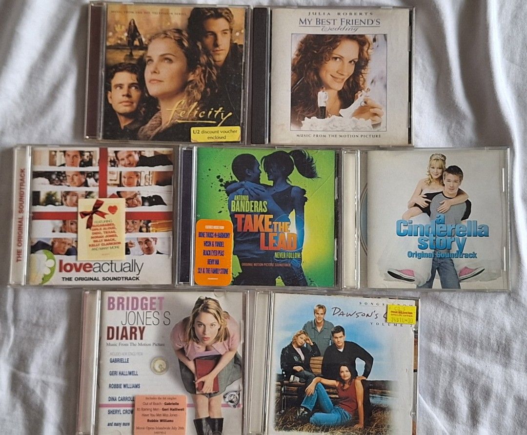 Music CDs - Movie Soundtracks of Felicity, My Best Friend's Wedding, A ...