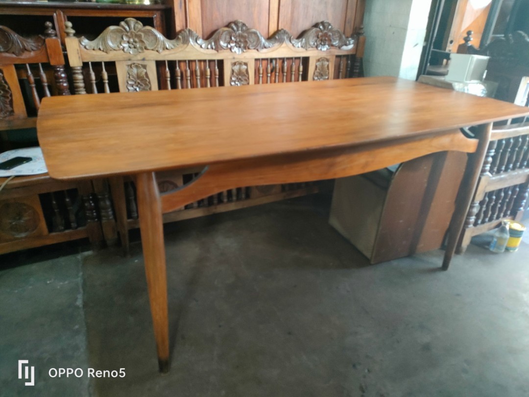Narra dining table (read please), Furniture & Home Living, Furniture ...
