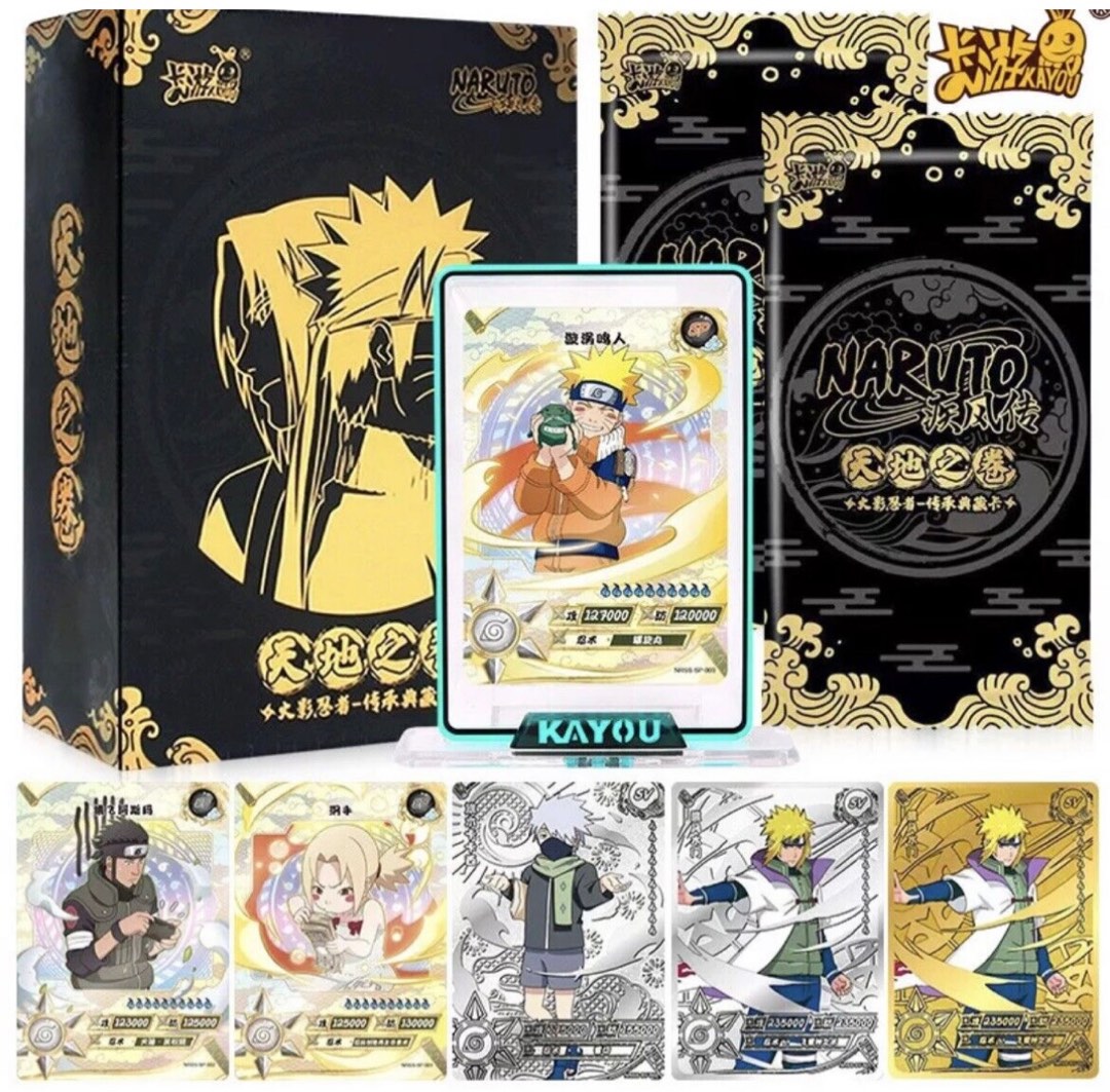 Naruto Official Kayou Black Scroll Heaven and Earth Box Premium Limited ...