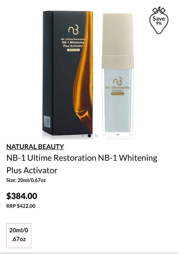NB-1 Whitening Plus Activator, Beauty & Personal Care, Face, Face Care ...