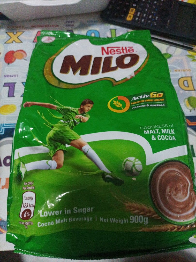 Nestle Milo Active Go Refill pack 900g, Food & Drinks, Beverages on ...